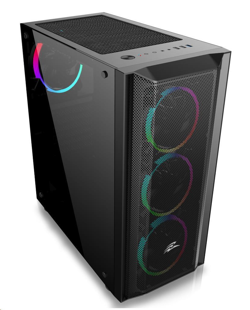 EVOLVEO Ptero Q1, case ATX - HURIKAN Computer